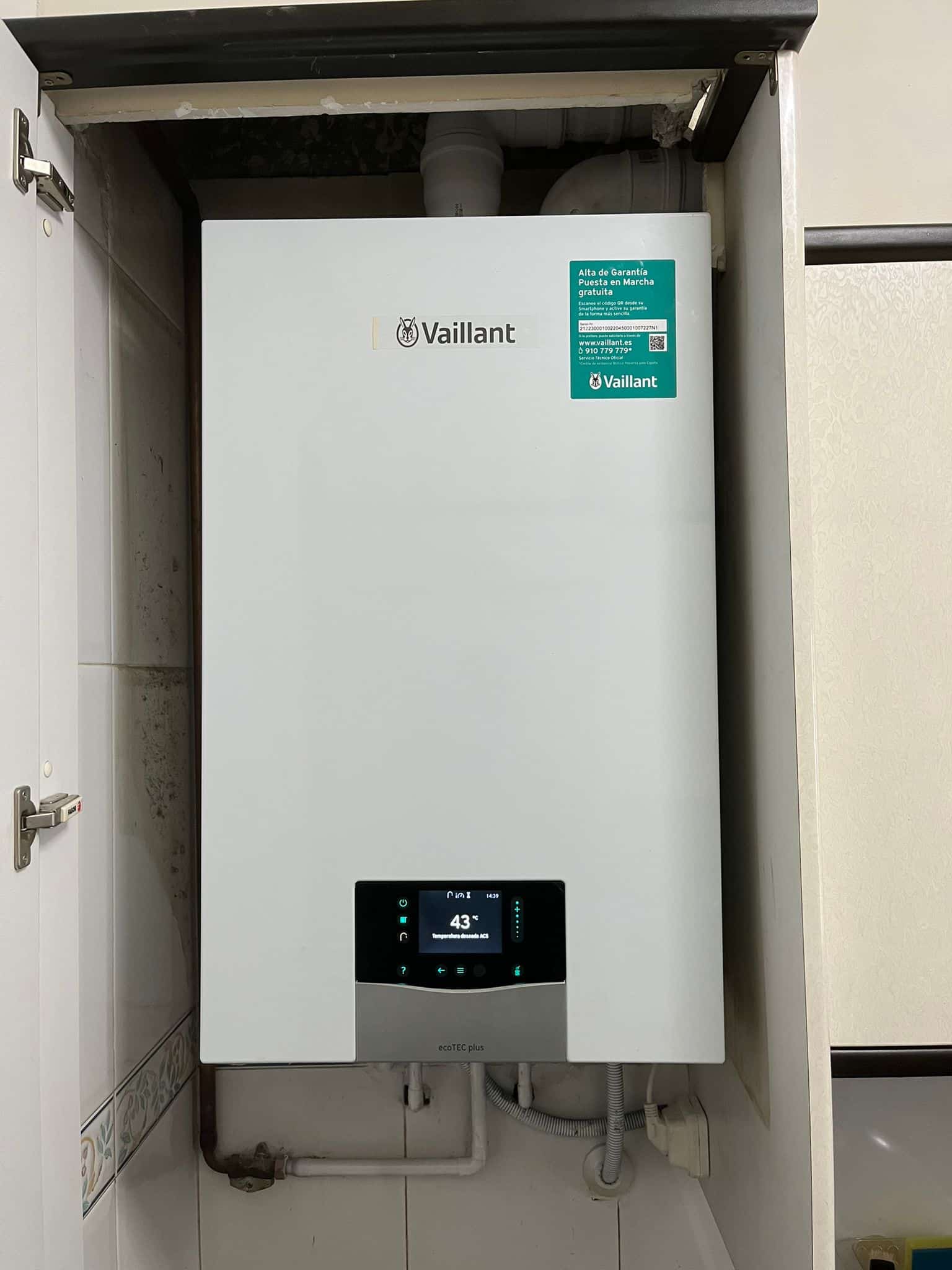 Caldera de gas de condensación Vaillant Smart